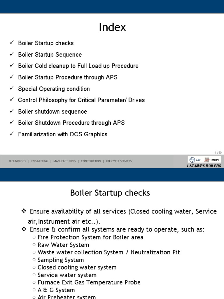 Guide to Boiler Startup, Operation, and Shutdown Procedures | PDF ...