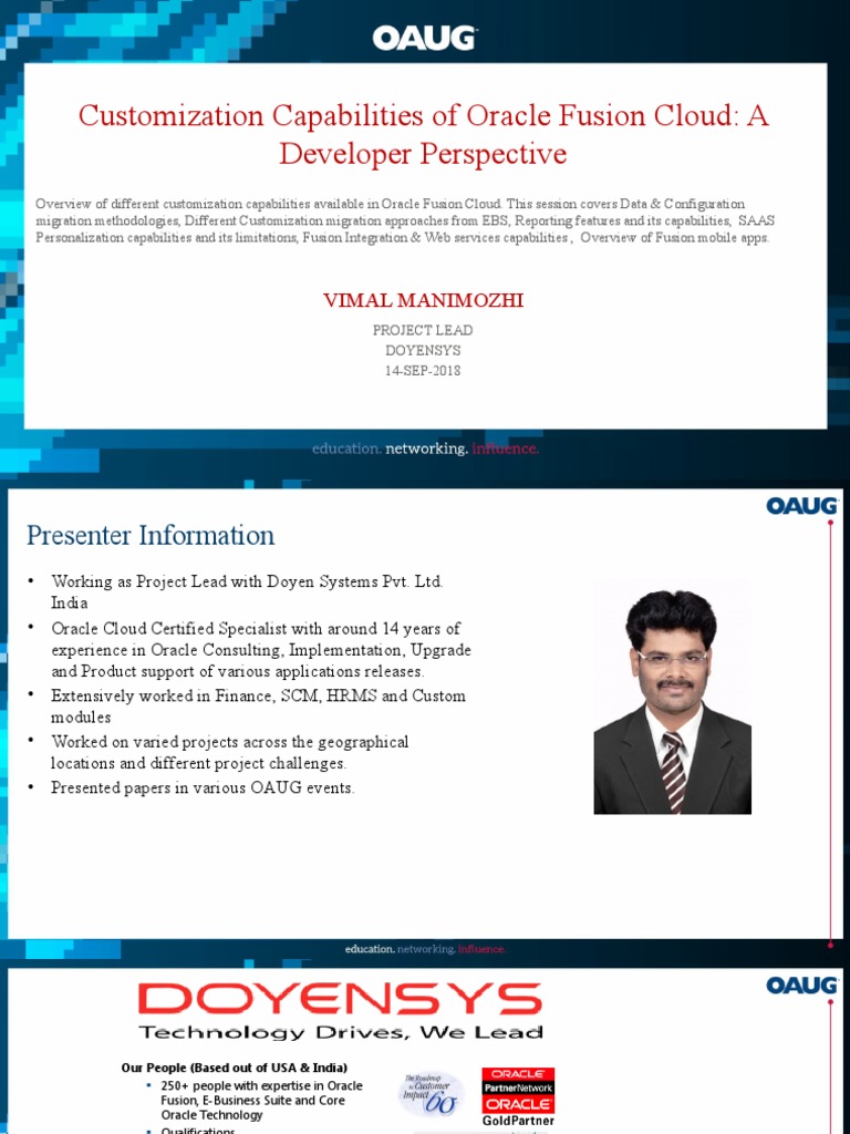 Customization Capabilities Of Oracle Fusion Cloud A Developer Perspective Pdf Web Service