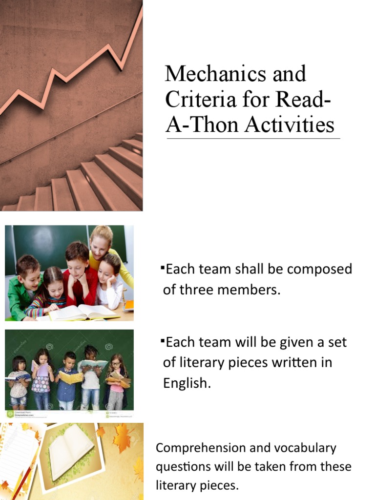 Mechanics and Criteria For Read-A-Thon Activities | PDF