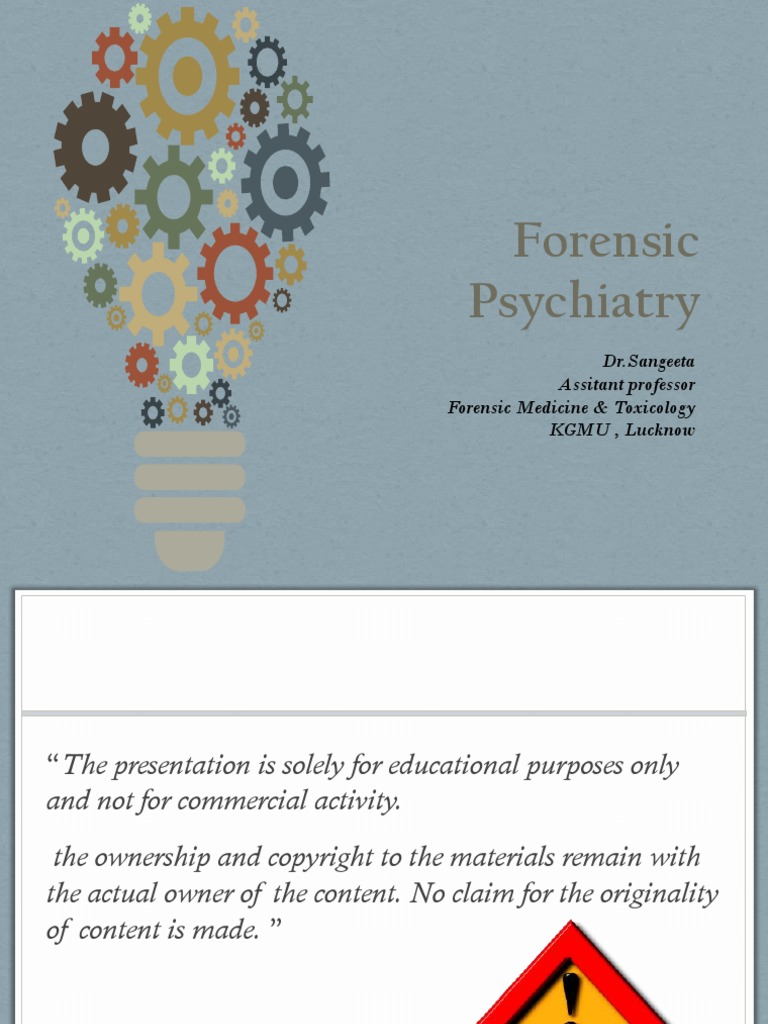 Forensic Psychiatry | PDF | Hallucination | Insanity Defense