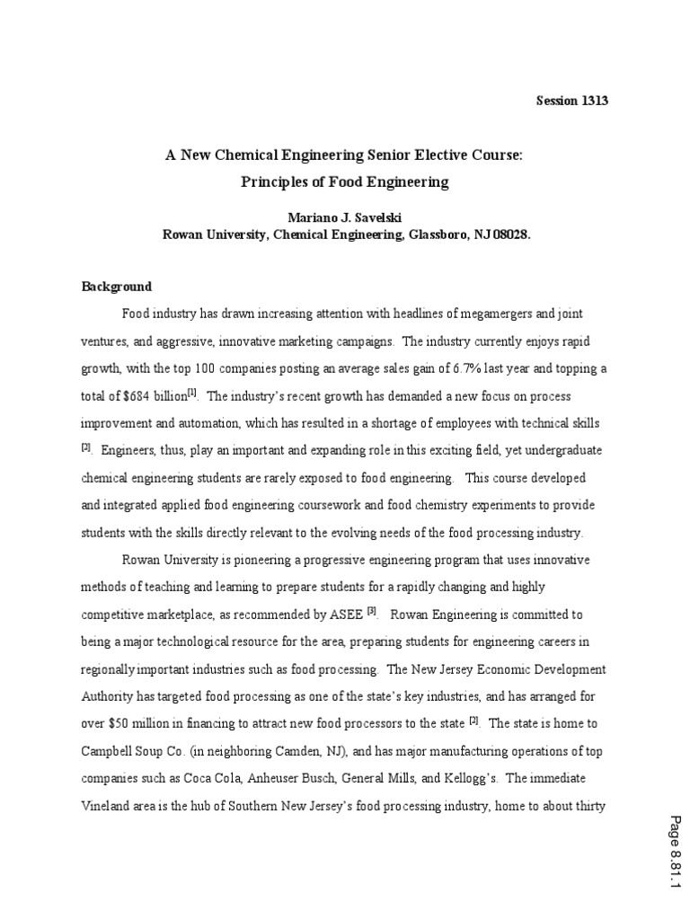 Principles of Food Engineering Course | PDF | Engineering | Foods