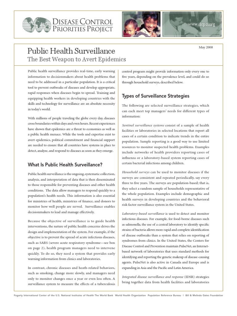 DCPP Surveillance | PDF | Public Health | Infection