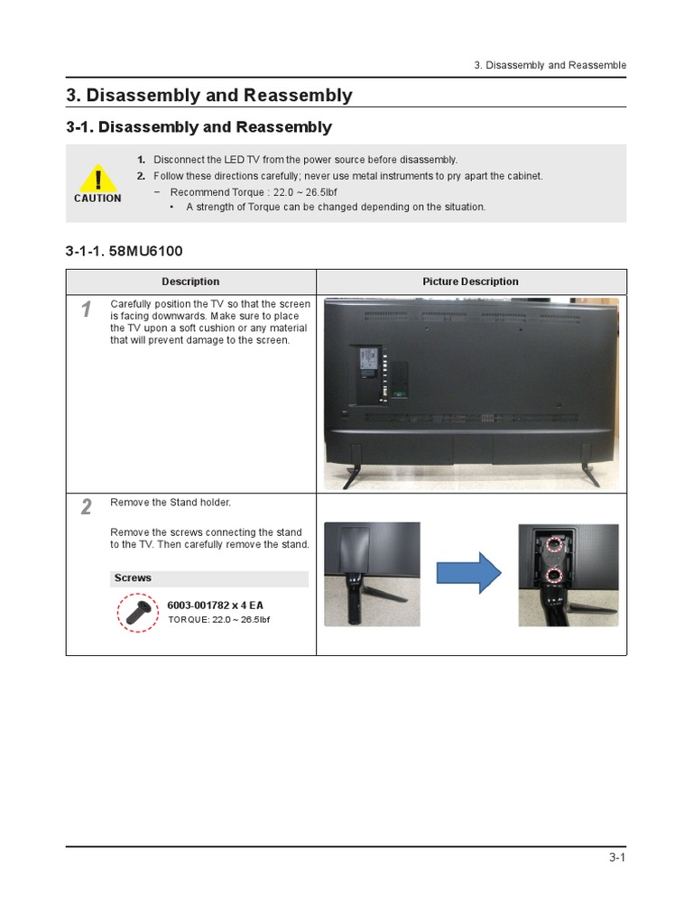 03 Disassembly and Reassemble | PDF | Electrical Engineering | Manufactured Goods