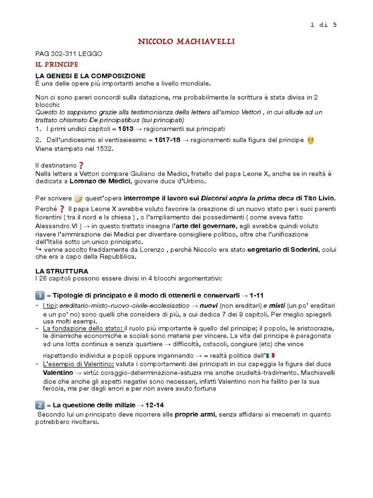 Niccolo Machiavelli | PDF