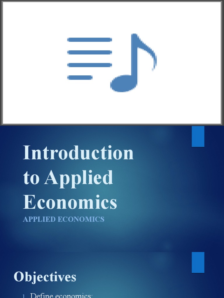 Introduction to Applied Economics | PDF | Economics | Resource