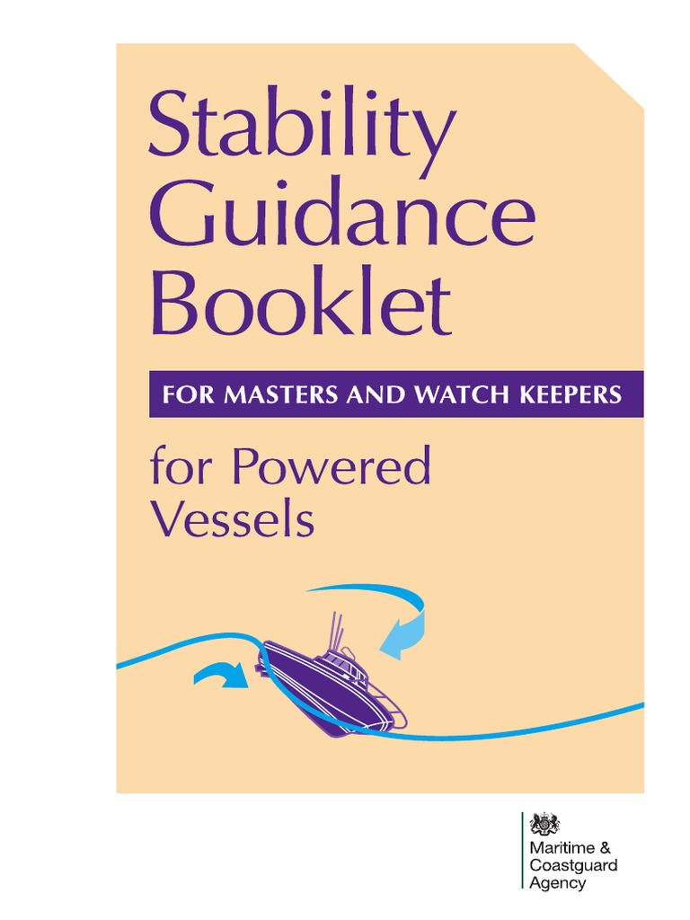 Stability Guidance Booklet For Powered Vessels | PDF