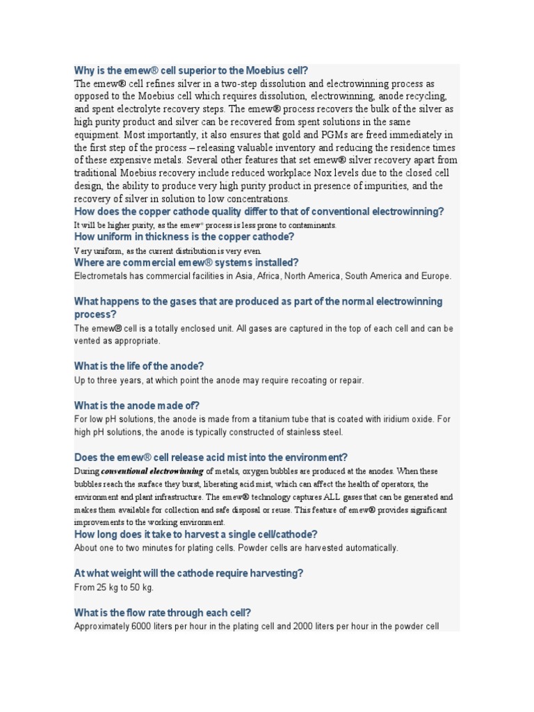 Why Is The Emew | PDF | Electrochemistry | Cathode