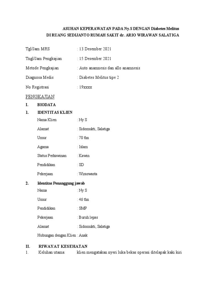 Askep Kep Ulkus DM | PDF
