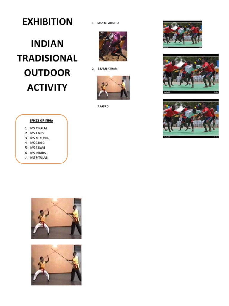 Indian Traditional Outdoor Activities | PDF | Travel | Religion ...