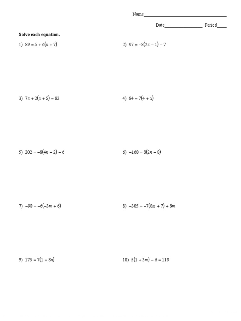 multi-step-equations-practice-pdf