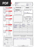 SW5e - Character Sheet | PDF
