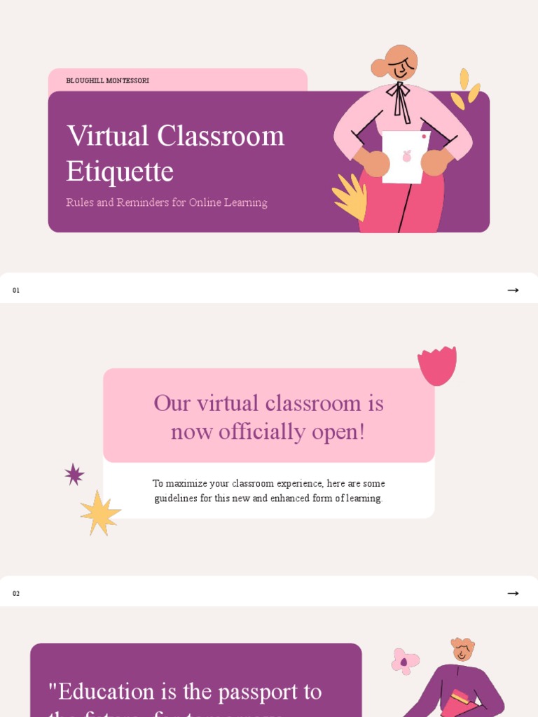 Virtual Classroom Etiquette: Rules and Reminders For Online Learning ...