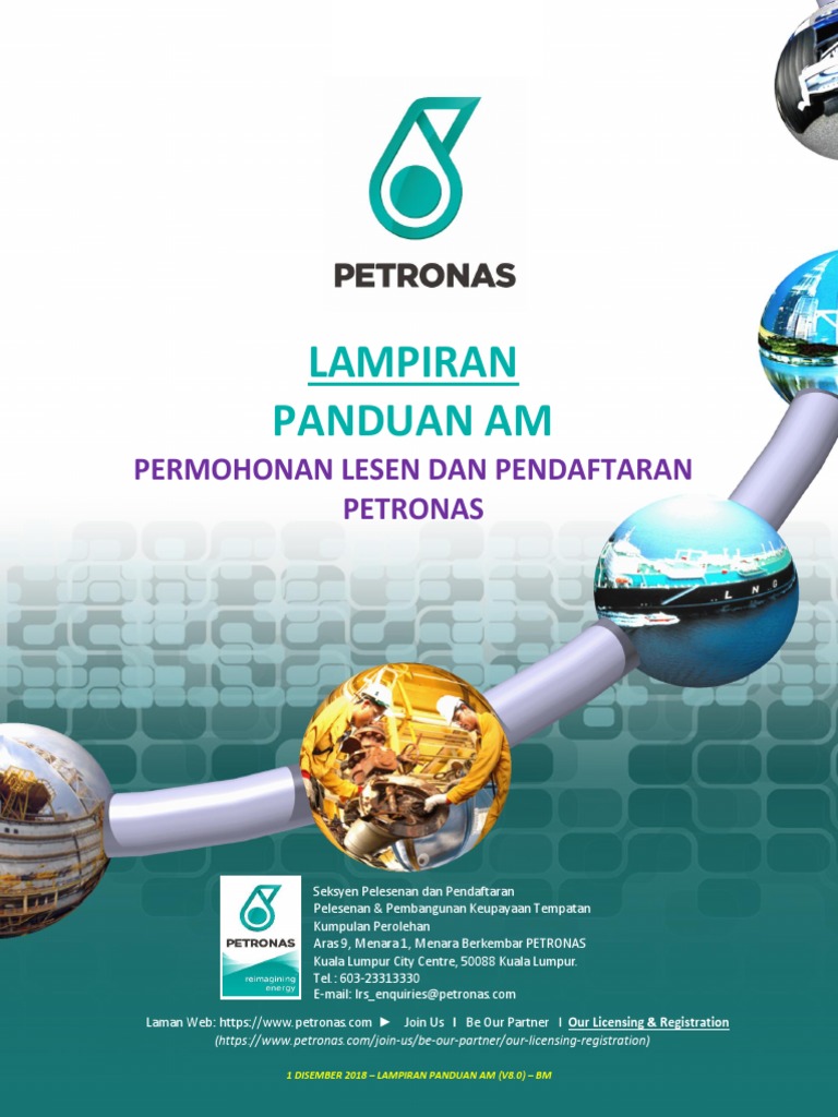 LAMPIRAN Panduan Am - Permohonan Lesen & Pendaftaran PETRONAS v9.0 | PDF