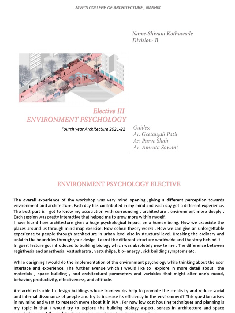 Shivani Kothawade - Elective-3 | PDF | Mind | Color