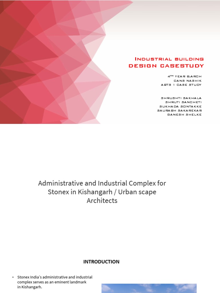 Industrial Case Study | PDF | Roof | Framing (Construction)