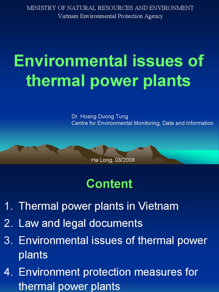Environmental Impact of Vietnam's TPPs | PDF | Air Pollution | Coal