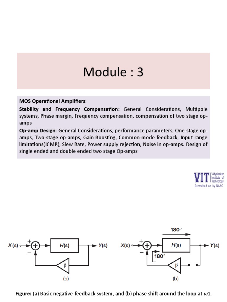 MOS Operational Amplifiers: Stability and Frequency Compensation ...