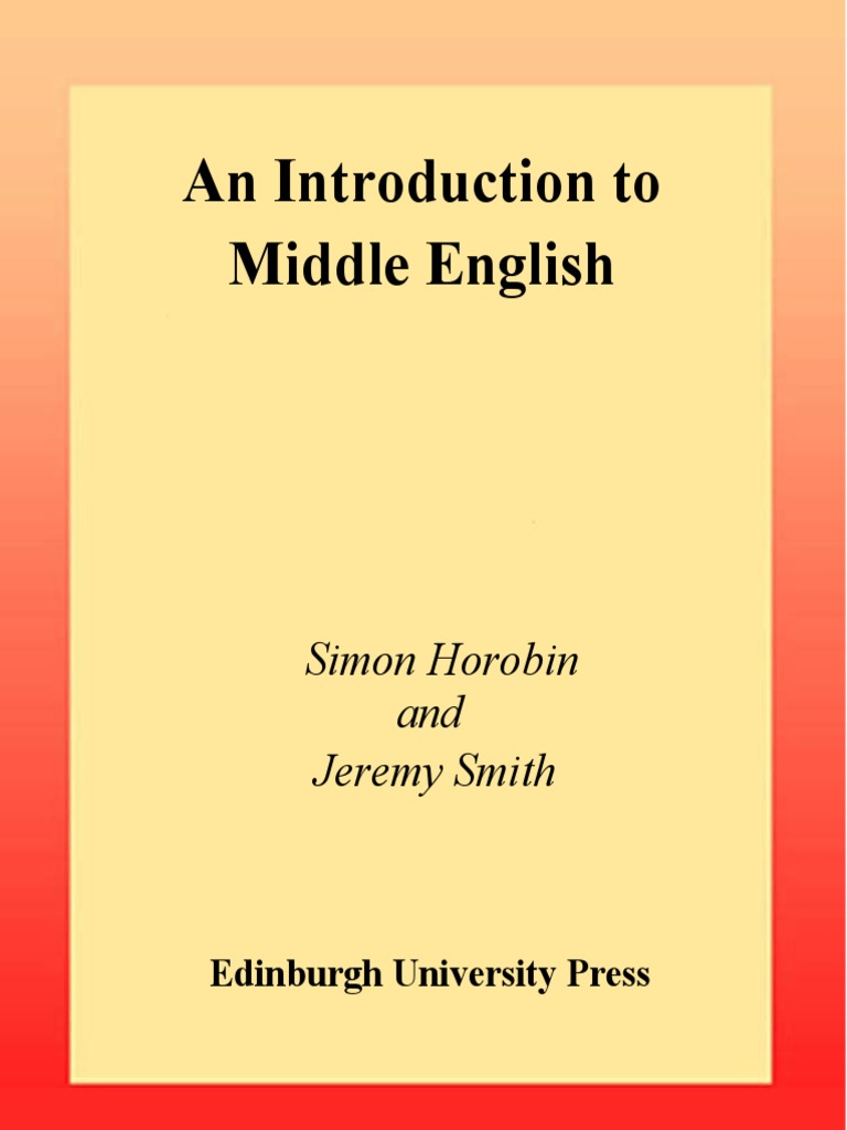 An Introduction To Middle English | PDF | English Language | Geoffrey ...