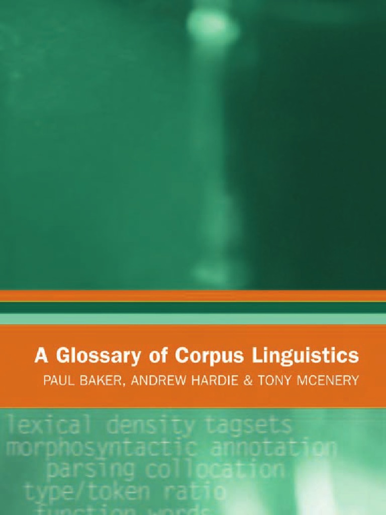 Glossary of Linguistics | PDF | Ascii | Parsing