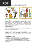 Triptico Basura | PDF | Residuos | Vertedero