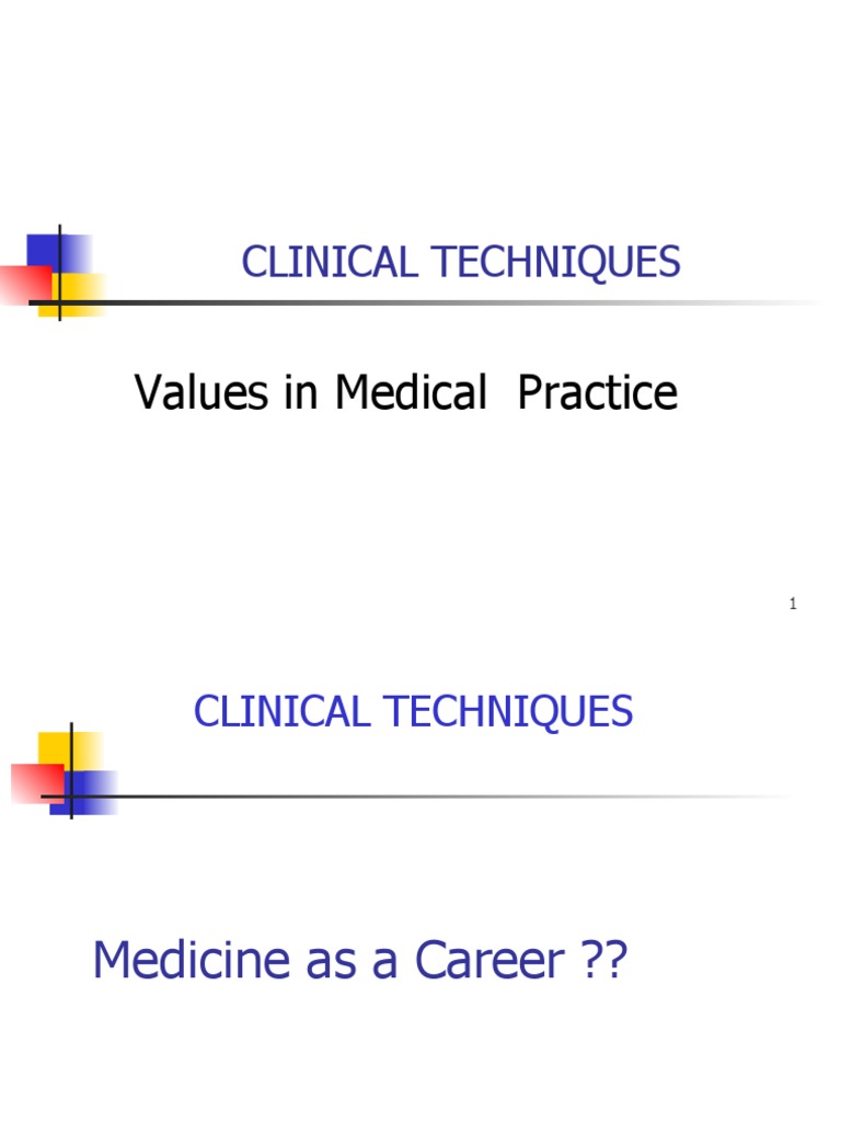 Values in Medical Practice-5 | PDF | Health Care | Medical Ethics