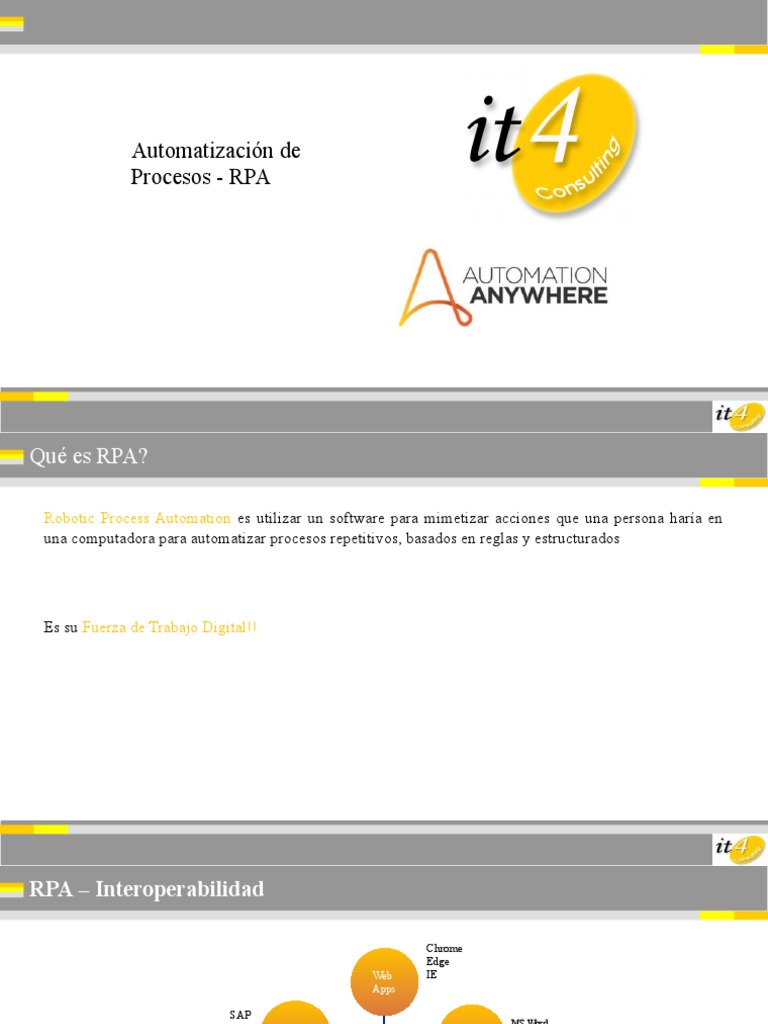Modelo de RPA en Word | PDF | Microsoft Excel | Microsoft Word