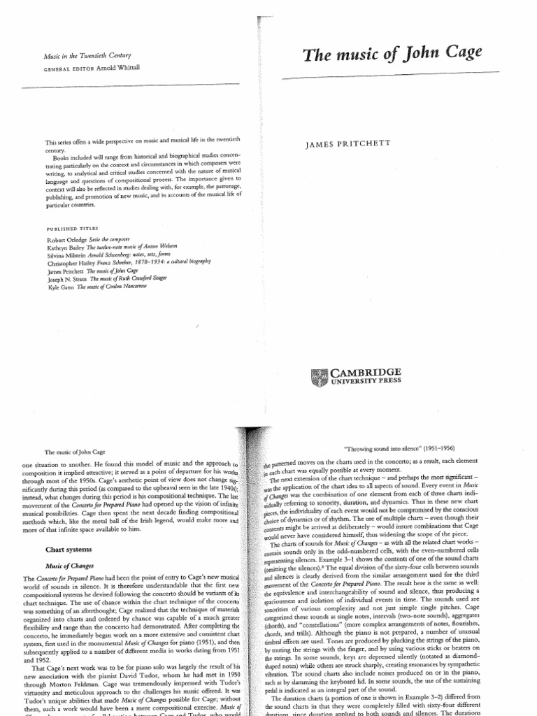 Music of John Cage | PDF