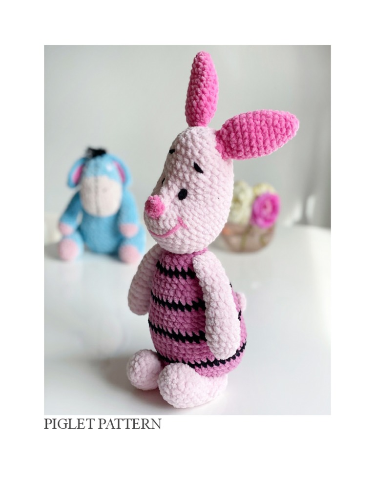 Piglet Pattern | PDF | Sewing | Needlework