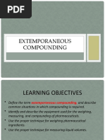 Extemporaneous Preparation Worksheet | PDF | Tablet (Pharmacy) | Drugs