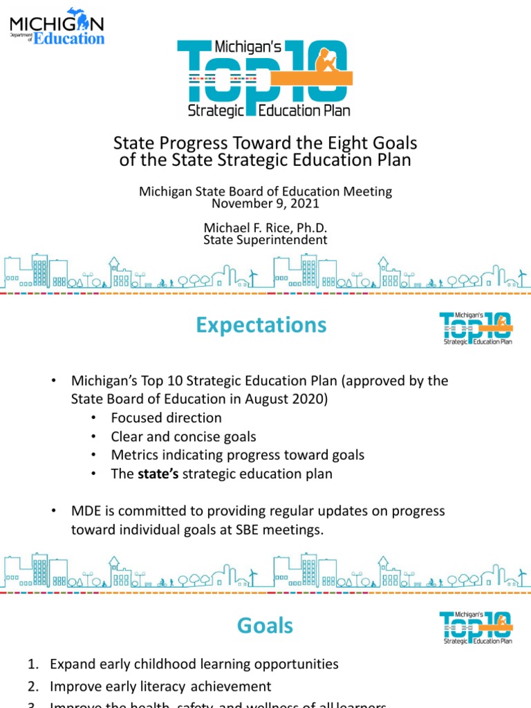 Michigan's Top 10 Strategic Education Plan | PDF | Race And Ethnicity ...