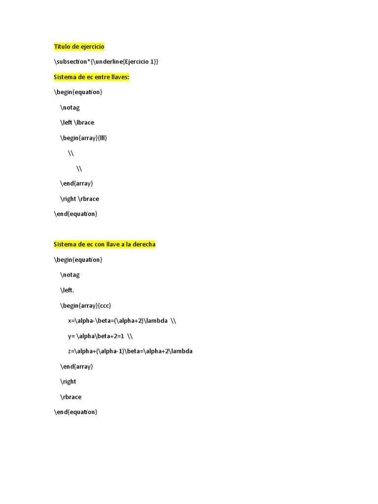 Comandos LaTeX | PDF | Mathematical Objects | Mathematics