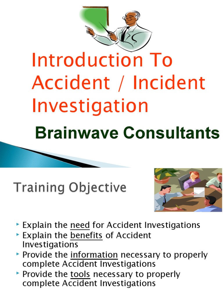 Accident Incident Investigation Training Material | PDF | Information ...