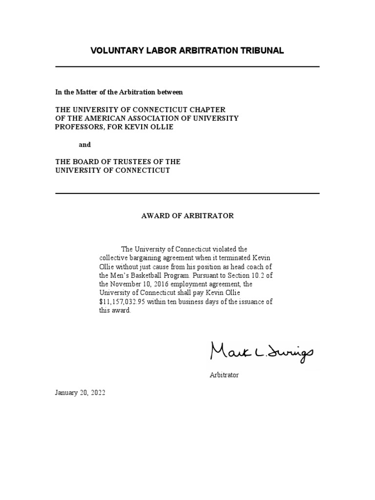 AAUP UConn Ollie | PDF | National Collegiate Athletic Association