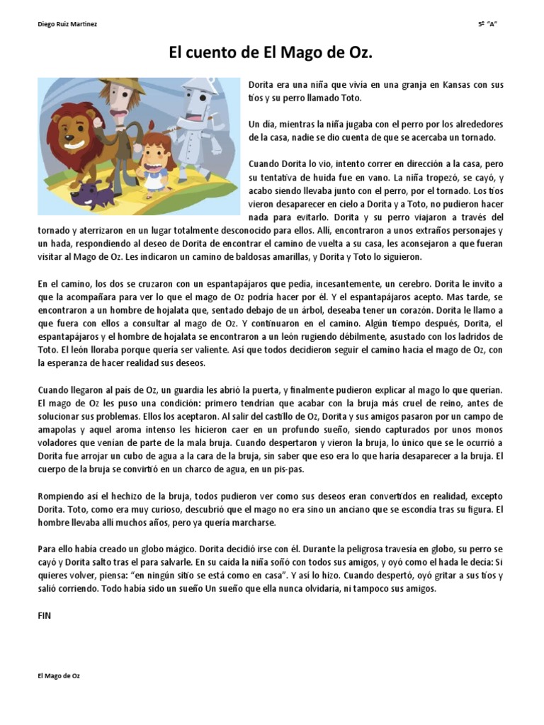 El Cuento de El Mago de Oz | PDF
