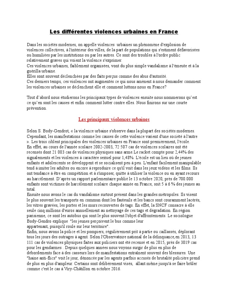 Expose Emc p6 | PDF | La violence | Chômage