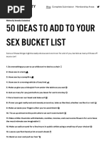 Sex Positions The Sex Bucket List For Couples 100 Sexy Positions Challenges | PDF | Intimate ...