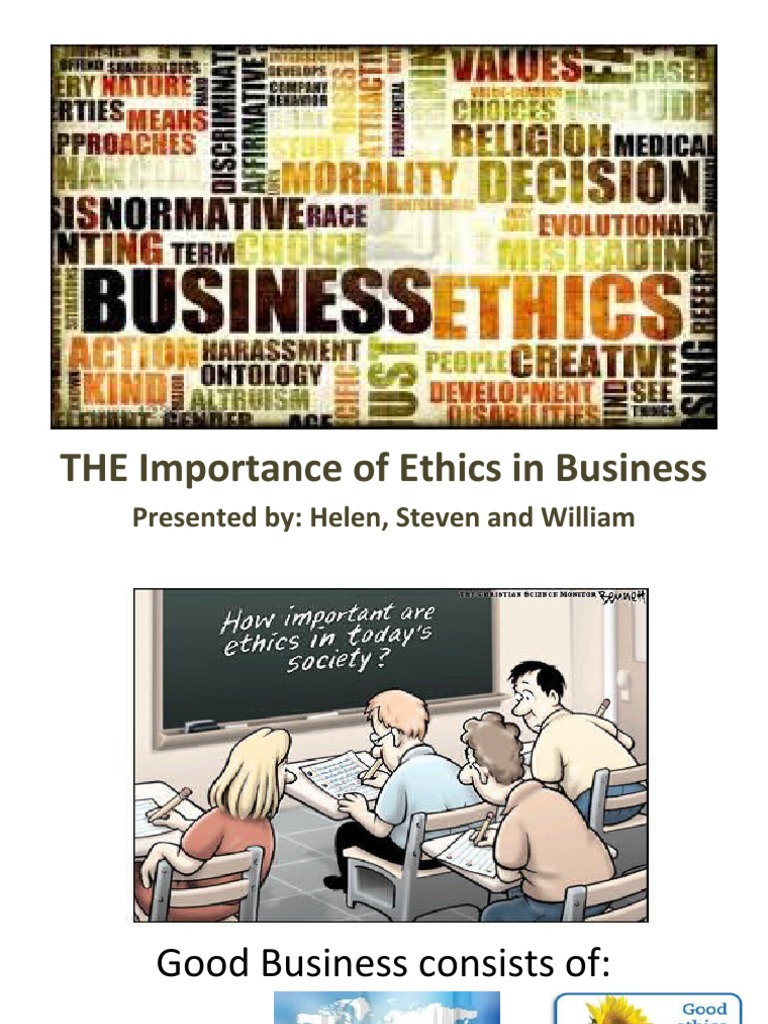 The Importance of Business Ethic | Stereotypes | Social Institutions