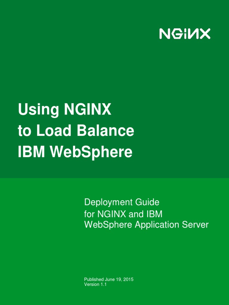 NGINX IBM WebSphere Deployment-Guide | PDF | Proxy Server | Hypertext Transfer Protocol