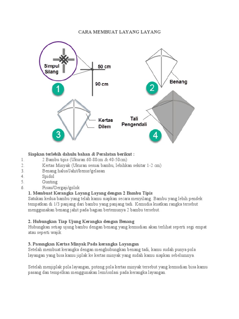 Cara Membuat Layang Layang | PDF