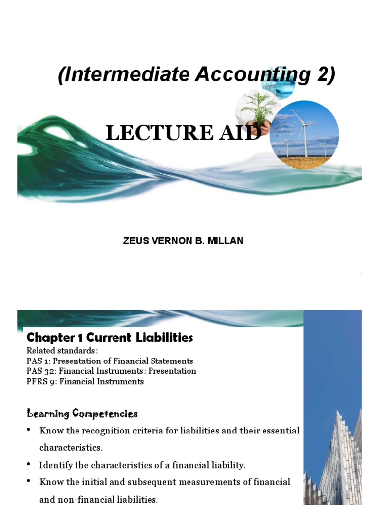 Chapter 1-Current Liabilities | PDF | Financial Statement | Economies