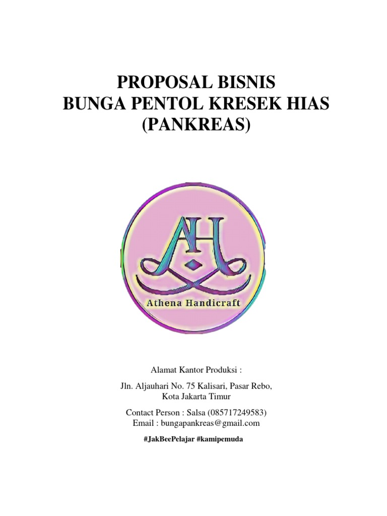 Proposal Pkwu Bunga Pentol | PDF | Bisnis
