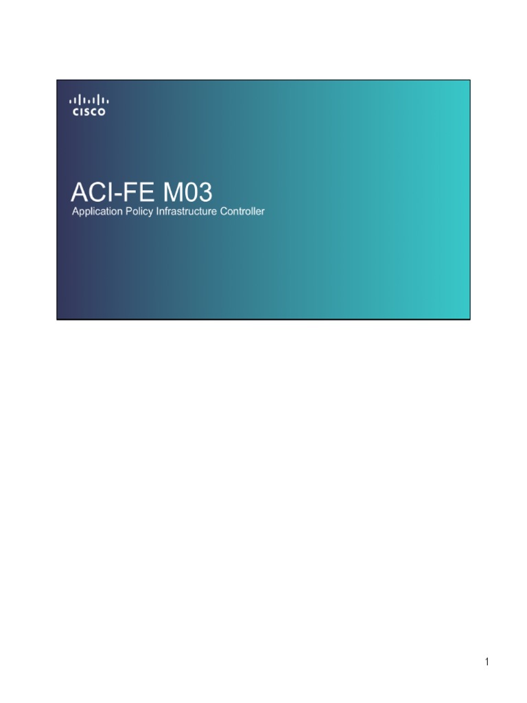 M03 - Apic - V2.5 | PDF | Representational State Transfer | Network Protocols