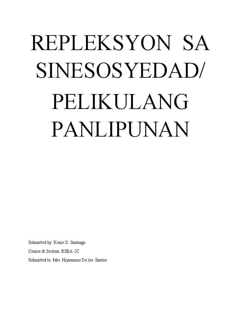 Repleksyon Project | PDF
