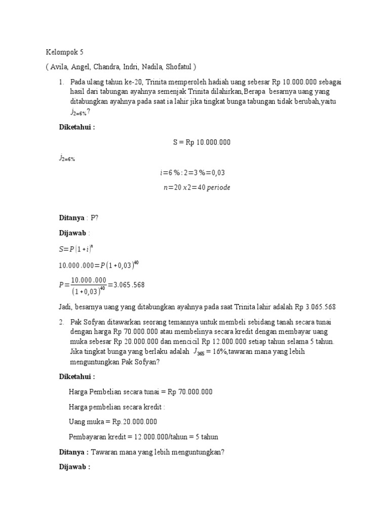 Kelompok 5 (Bab 3) | PDF