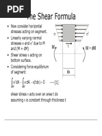 SOM - SF and BM Formulas | PDF | Bending | Strength Of Materials