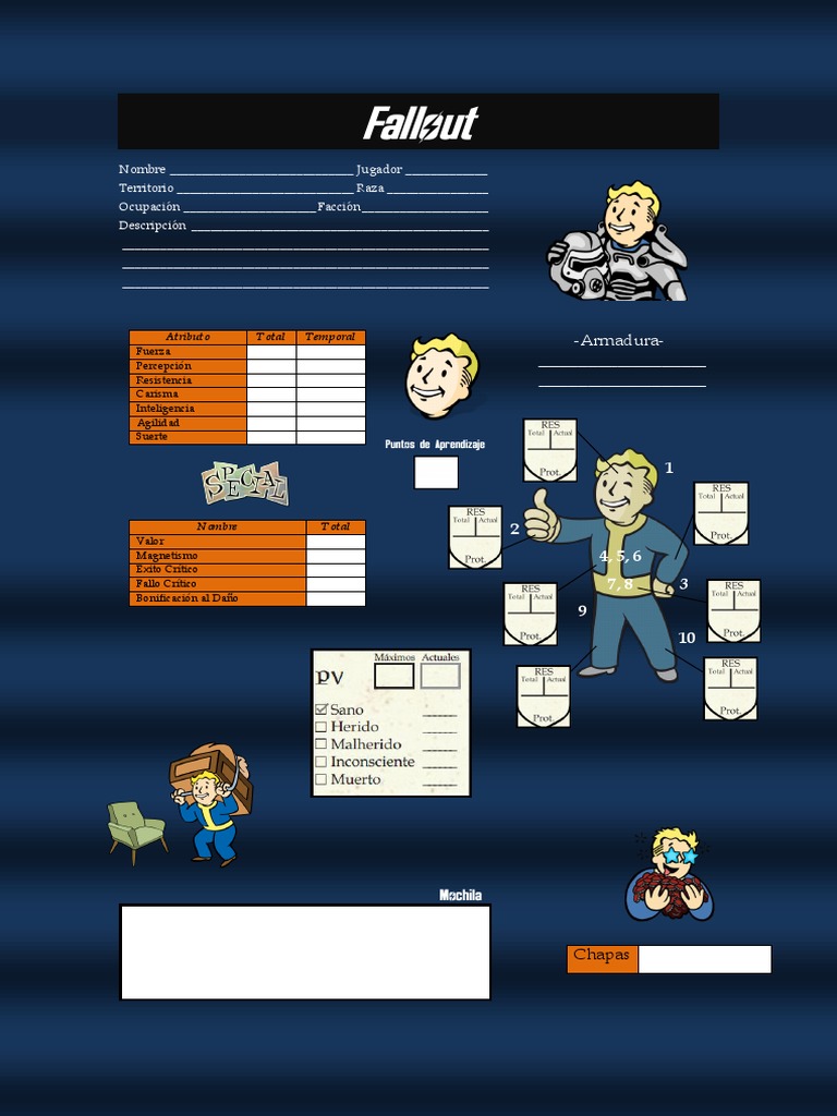 Ficha 2017 Fallout | PDF