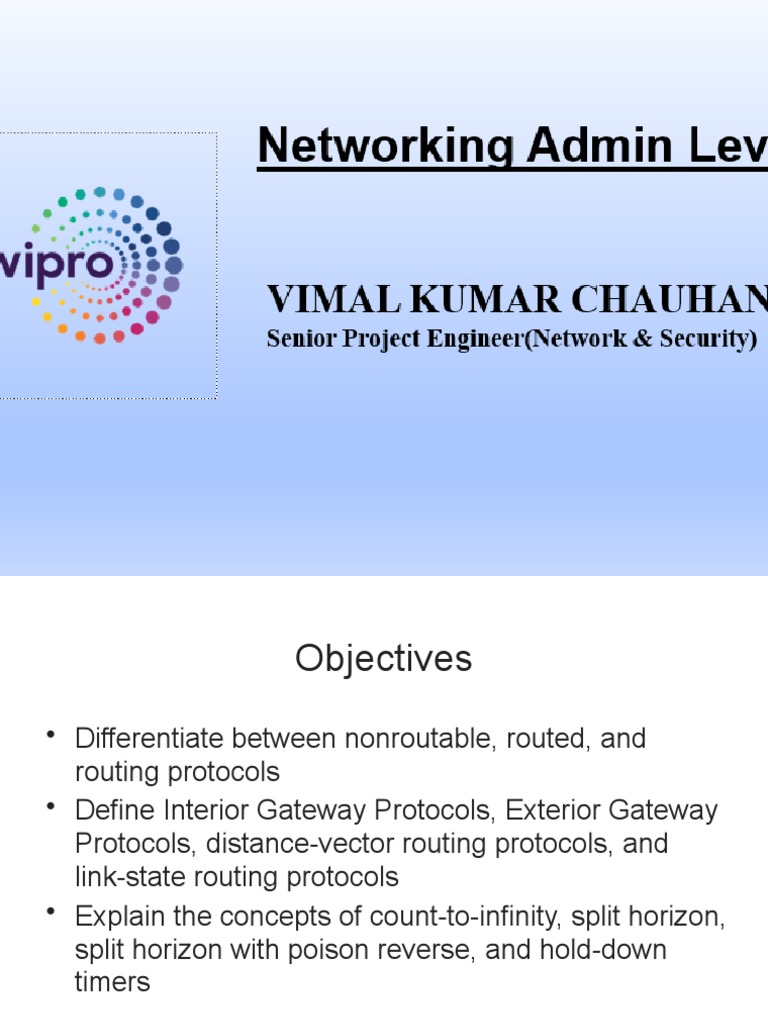 Internal To Wipro | PDF | Routing | Computer Network