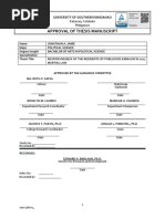 Certificate of Approval | PDF