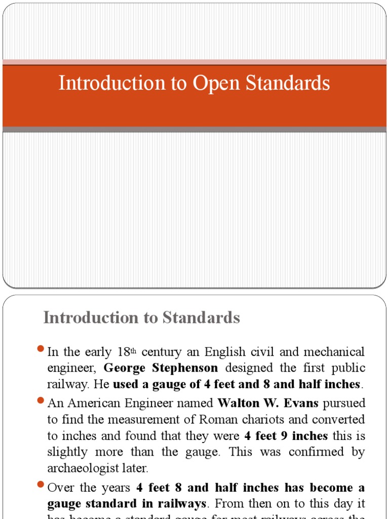 Understanding Open Standards Examples | PDF | Standardization ...