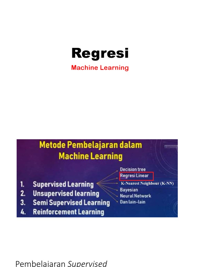 Materi 2 - Teknik Regresi Pada Machine Learning - 7 | PDF